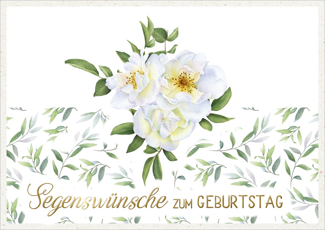 Postkarte Segenswünsche zum Geburtstag Segensreich | Bolanz